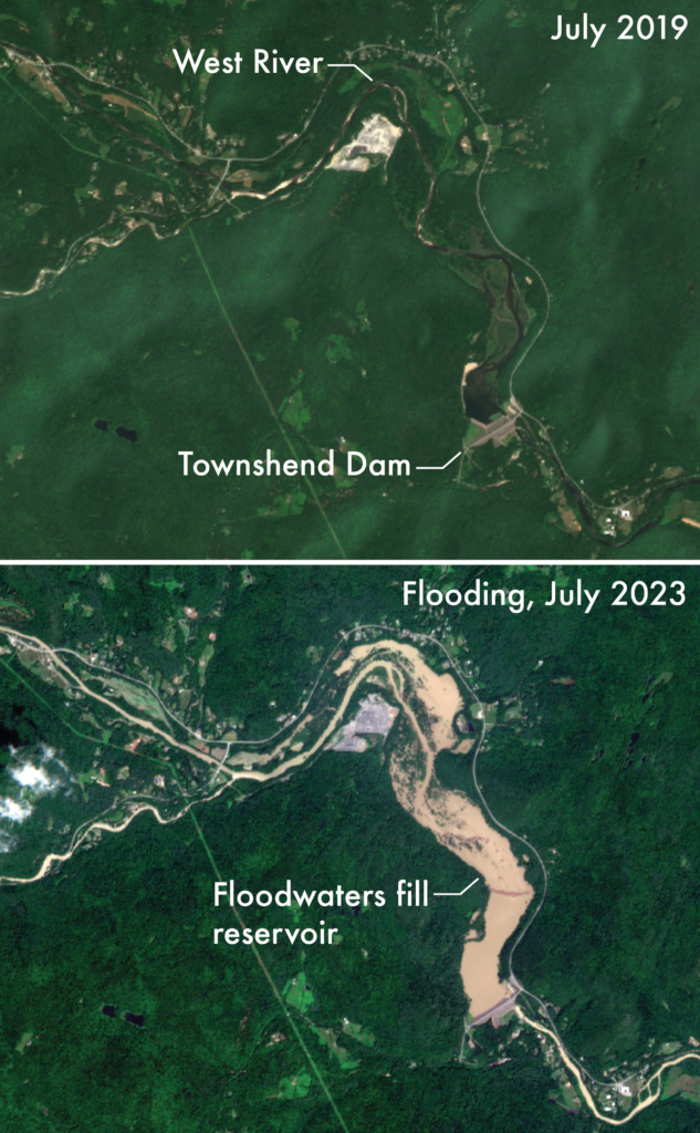 Vermont flood damage is so severe it can be seen from space – Desdemona ...